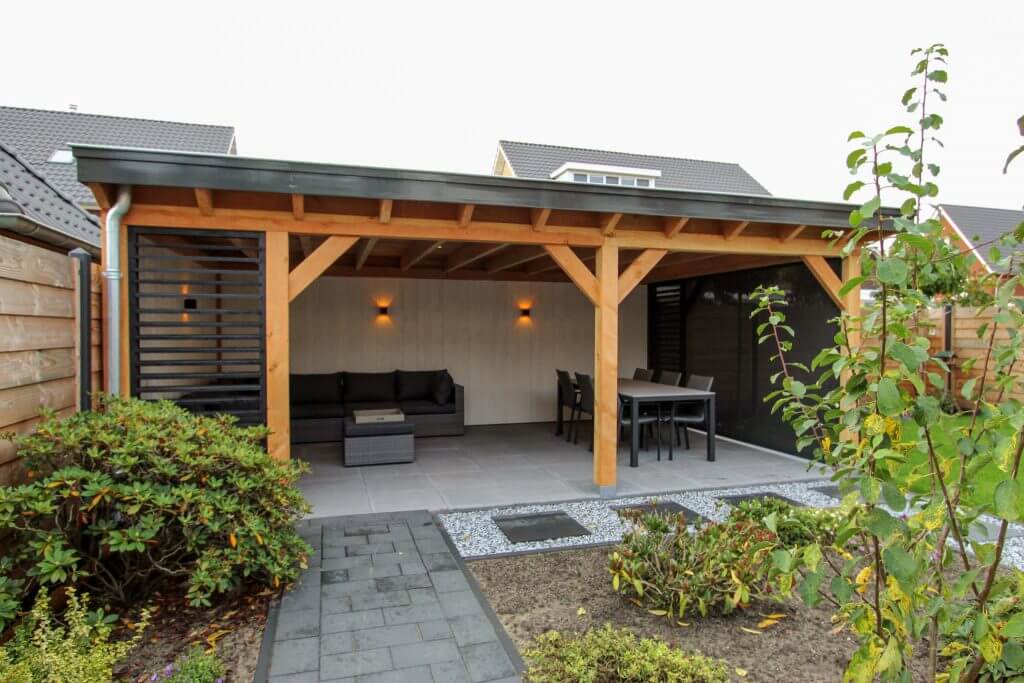 Houten overkapping kopen of laten bouwen op maat | BW Bouw